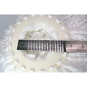 PRO 360 Rotating Spin Magic Mop - Dual Drying Version Replacement Mop Heads (Pro 360 Clean)- 2 Pack