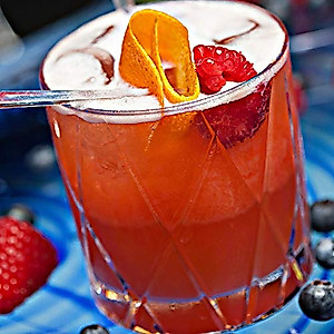 Orrefors City 10.9 Ounce Double Old Fashioned Glass, Set of 4