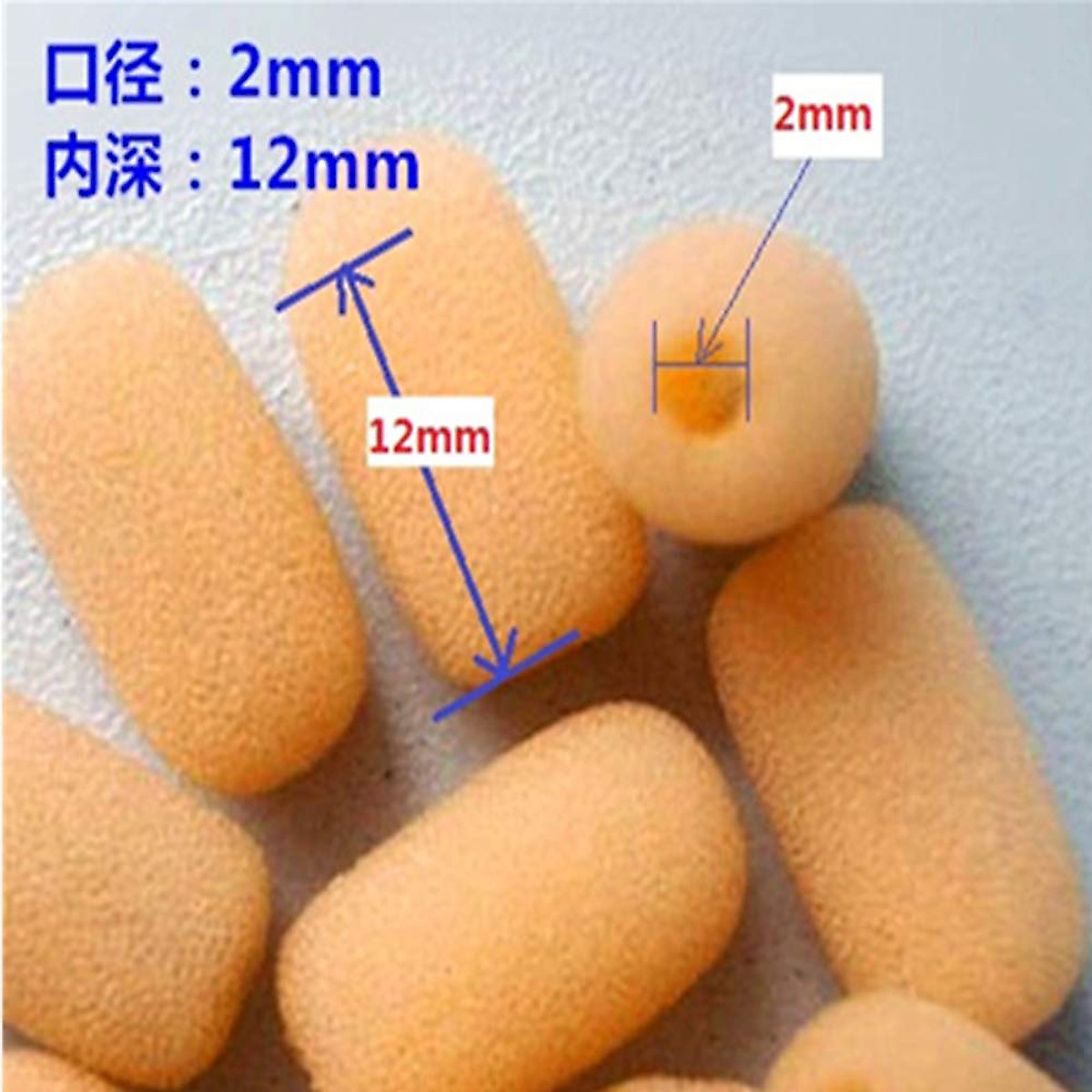 LINHUIPAD 15 Pack Mini Lavalier (Tiny!) Foam Cover Windscreen for Countryman E6 and Other Headset Lapel Microphones (Tiny)