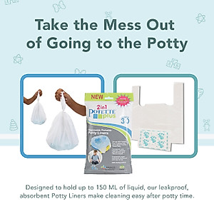 Kalencom Potette Plus Liners - 90 Liners, Pack of 3