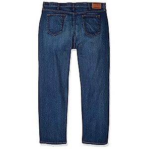 Tommy Hilfiger mens Thd Relaxed Fit Jeans, Dark Wash, 36W x 32L US