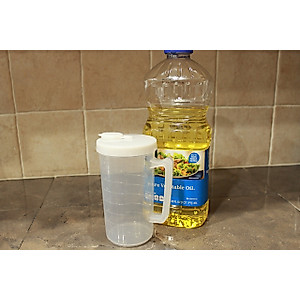 Cooking Concepts Mix and Serve, Plastic Measuring Cup and Container, (Set of 2)