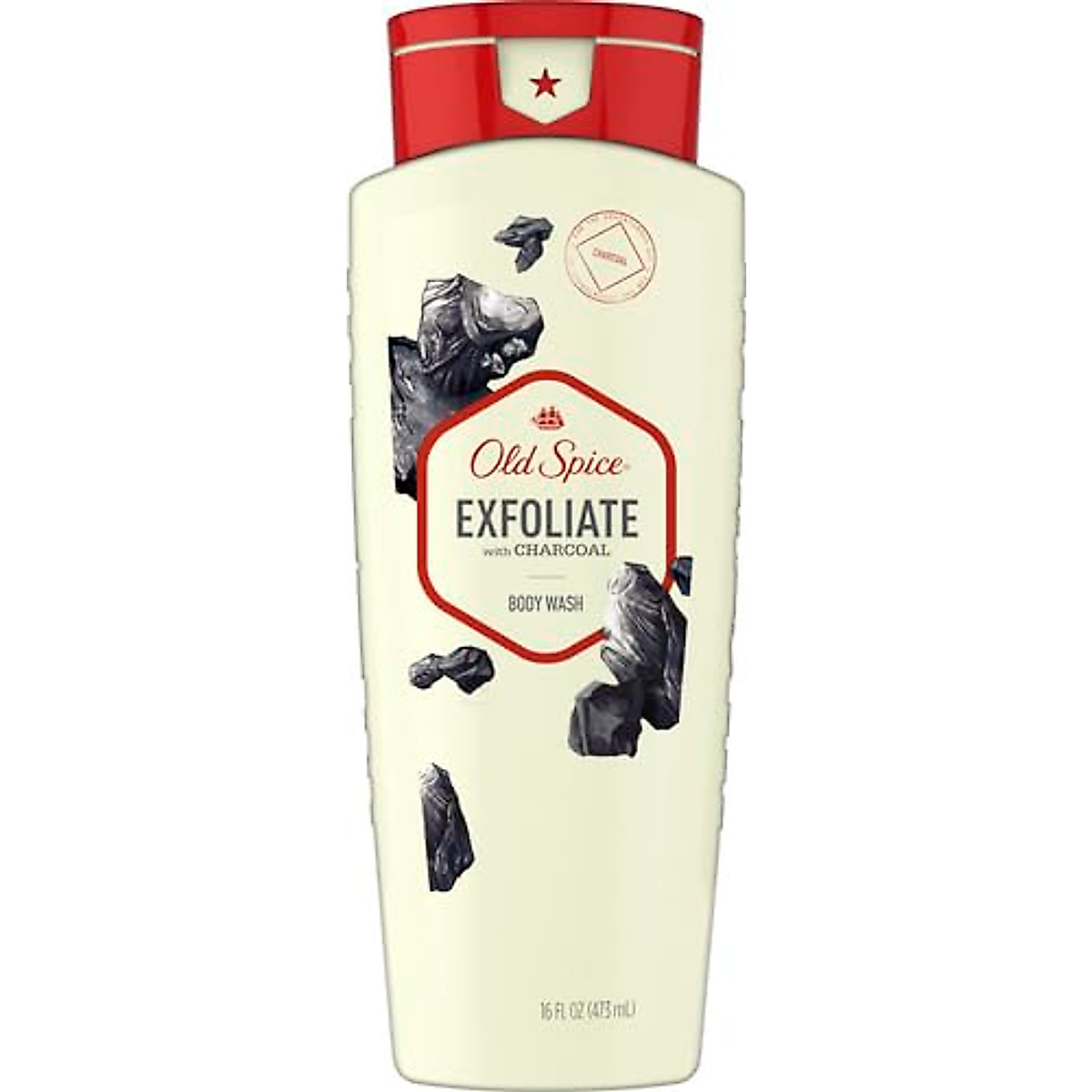 Old Spice Mens Body Wash Exfoliate With Charcoal 16 Oz