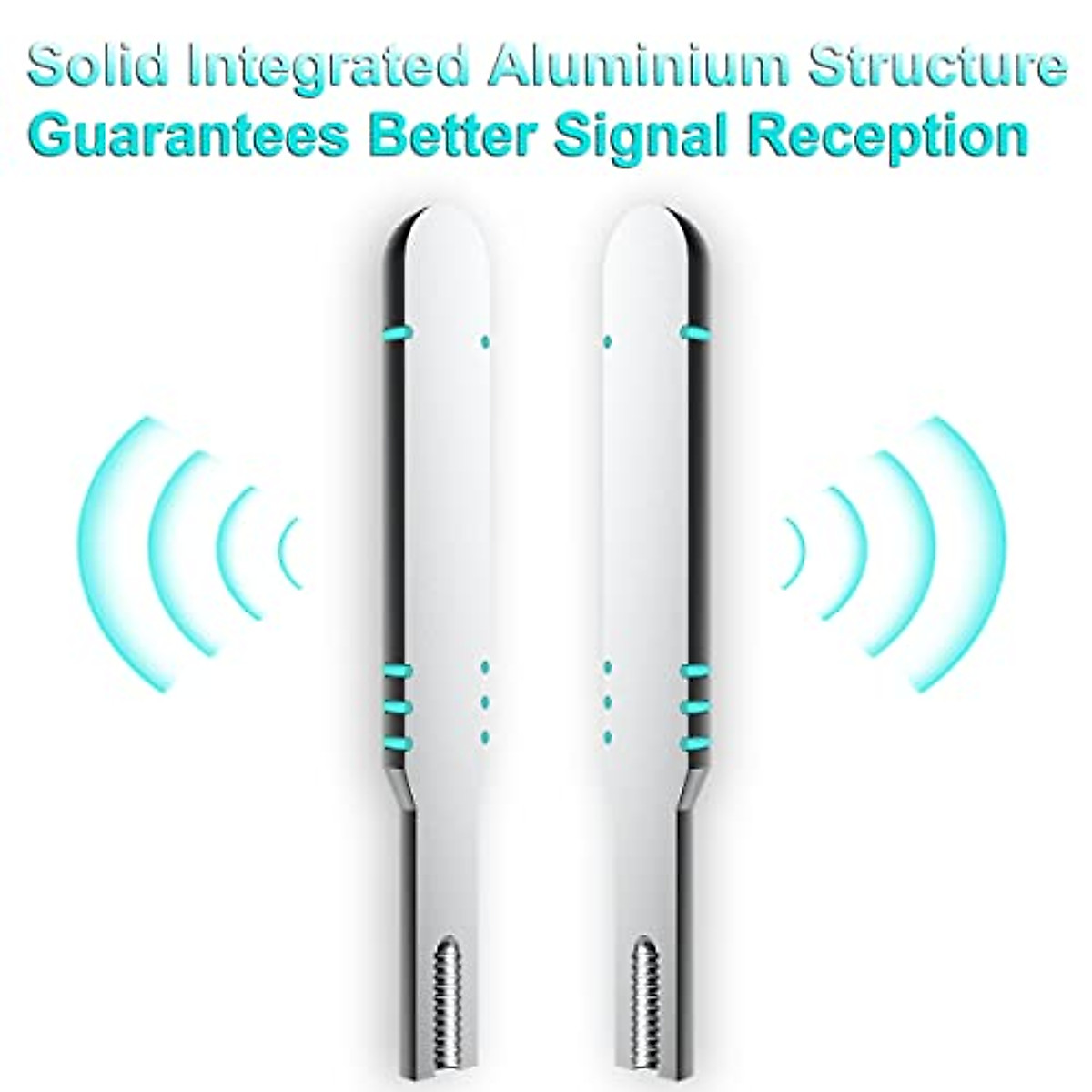 TV Antenna-Indoor Outdoor Digital HDTV Antenna with Magnetic Base, 50+ Miles Range,10ft Coax Cable Amplifier Signal Booster, Support 4K 1080P for All TVs