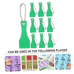 Abaodam 20 Pcs Plastic Scraper Tool Versatile Ticket Scratcher Compact Sticker Remover Scratching Tool Pendant Scraper Tool