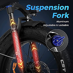 eAhora Upgraded X5 750W Electric Bike for Adults,30MPH Fat Tire Electric Bike with 48V/15AH Removable Battery,20 inch Folding Electric Bike with Shimano 7-Speed, Cruise Control