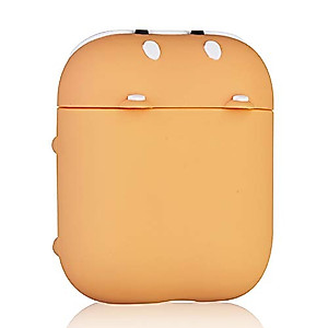 Jowhep Case for AirPod 2/1 Cartoon Design Cute Silicone Cover with Keychain Fashion Funny Shockproof Soft Protective Skin for Air Pods 2&1 Girls Boys Kawaii Shell Cases for AirPods 1/2 Sleeping Dog