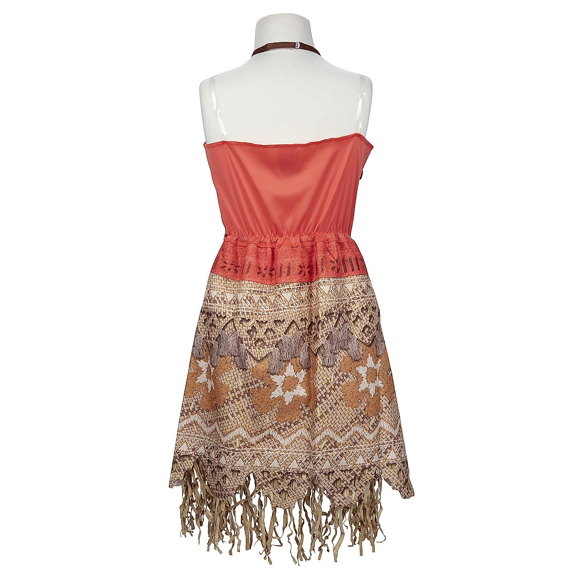 Disney Princess Moana Dress Sing & Shimmer Musical Dress Up Outfit, Sing-A-Long to “How Far I'll Go” Perfect for Pretend Play & Dress Up - One Size - Fits Girls Ages 3-6 Years Old [Amazon Exclusive]