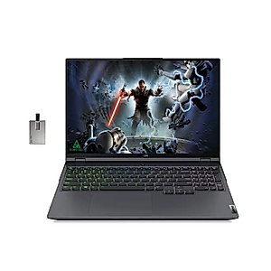Lenovo 2022 Legion 5 Pro 16" QHD 165Hz Gaming Laptop, AMD Ryzen 7 5800H, 32GB RAM, 2TB PCIe SSD, NVIDIA GeForce RTX 3070, Backlit Keyboard, 720P Webcam, Black, Windows 11 Home, 32GB USB Card