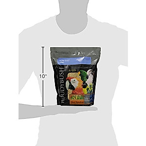 RoudyBush Low Fat Bird Food, Crumbles, 44-Ounce