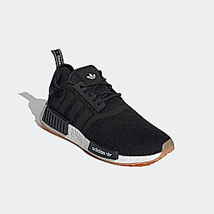 adidas Originals Men's NMD_R1 Sneaker, Black/Black/Gum, 13