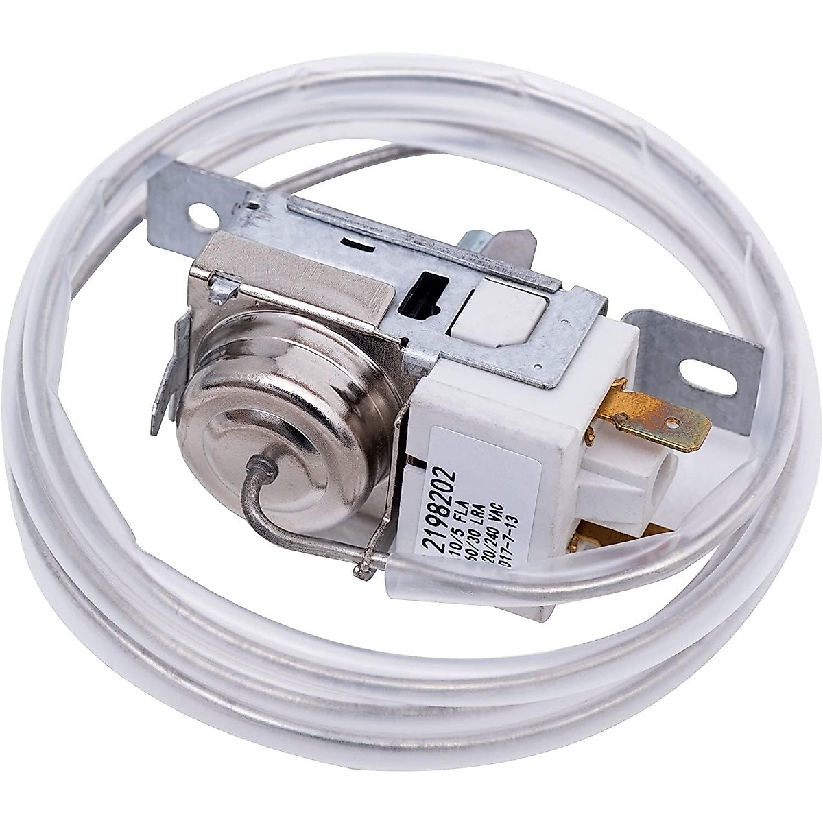 2198202 Refrigerator Cold Control Thermostat Compatible with Top Brands Replaces with 2161284 2198201, PS11739232 AP6006166, WP2198202,85500510B0050KK2QM, B0050KK28U