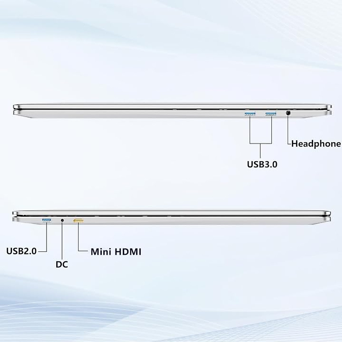FUNYET 16 Inch Laptop Computer, Gaming Laptop, 16GB RAM 512GB SSD, Intel 12th Gen N95 Processor(up to 3.4GHz), FHD 1920 * 1200, 180 Angle Opening, Fingerprint Unlock, Backlit Keyboard, Windows 11 Pro