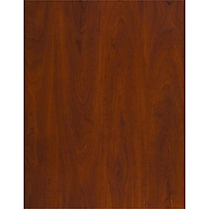 Bush Business Furniture Series C U Shaped Desk with Mobile File Cabinet, 72W x 30D, Hansen Cherry