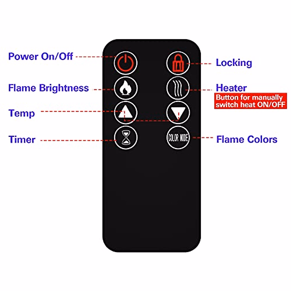 Hykolity 36 inch Electric Fireplace Inserts, 750/1500W Recessed and Wall Mounted Electric Fireplace, Electric Wall Fireplace Heater with Remote Timer, Touch Screen, Log/Crystal Hearth Options