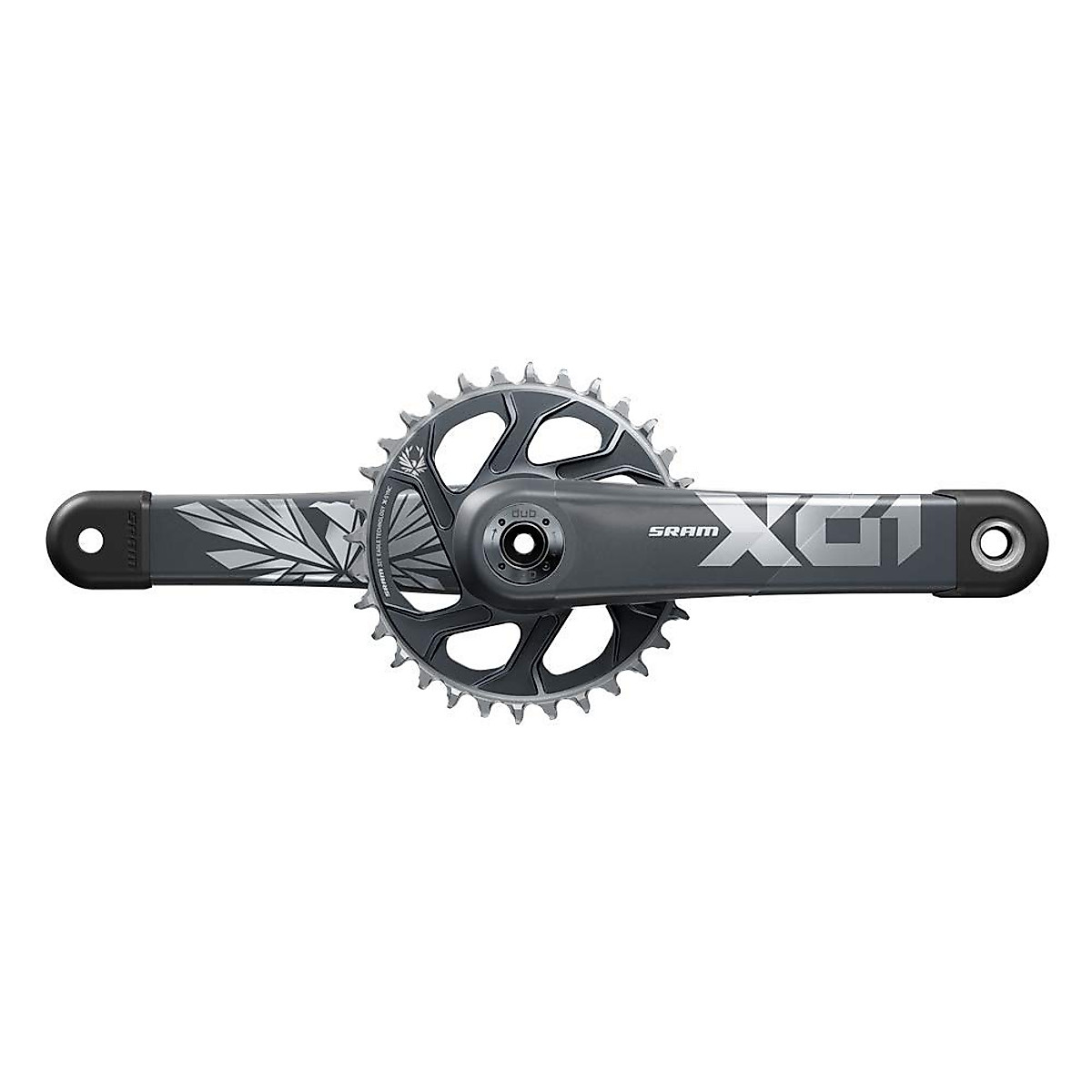 SRAM X01 Eagle Boost Crankset - 170mm, 12-Speed, 32t, Direct Mount, DUB Spindle Interface, Lunar/Oxy Red, C2