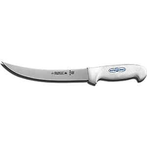 Dexter-Russell 8 inch Breaking Knife W/White Softgrip Handle - SG132N-8