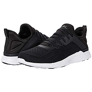 APL: Athletic Propulsion Labs Women's Techloom Tracer Sneakers, Black/White, 8 Medium US