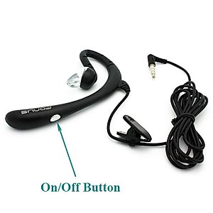 Earphone w Mic Wired Mono Headset for Galaxy A01 A10e A11 A21 A20 A50 A51 A71 - Headphone 3.5mm Single Earbud Hands-Free Compatible with Samsung Galaxy A71 5G A51 A50 A21 A20 A11 A10e A01