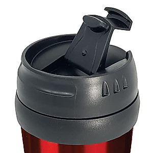 LaserGram 16oz Coffee Travel Mug Widow Spider, Personalized Engraving Included (Red)