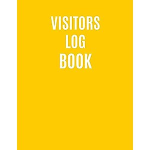 visitors log book : visitor book sign in and out for business,offices,Reception desk Guest house - smaller company: Business Sign In/Out Register ... In Book For Schools, Front Desk Security