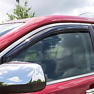 Auto Ventshade [AVS] In-Channel Ventvisor | 1997 - 2006 Jeep Wrangler (TJ)- Smoke, 2 pc. | 192054