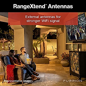 Aurora 50-Inch Full-Shade 4K LED Outdoor Smart TV - Weatherproof HDR10 LED Outdoor Television with Anti-Glare, 400-Nit LED Screen, RangeXtend External Antennas for Fully Shady Outdoor Living Areas