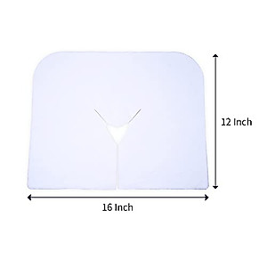 Disposable Headrest Covers Soft Face Cradle Covers Non-Sticking for Massage Tables & Chairs 50Grams (16x12 Inch (Pack of 100))