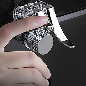 COONLINE 4PCS PUBG Trigger Mobile Game Triggers Cell Phone Game Controller Gamepad Sensitive Shoot and Aim Buttons Shooter Handgrip for Joystick Fire Button - 2 Pair(L1R1)