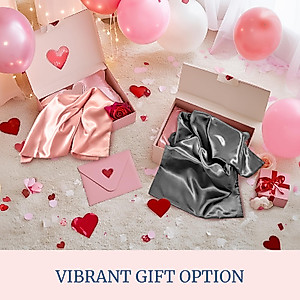 BEDELITE Satin Pillowcase for Hair and Skin, Super Soft Similar to Silk Pillow Cases 4 Pack with Envelope Closure, Cooling Pillowcases for Women Men (20"x26" Standard Size, Black)