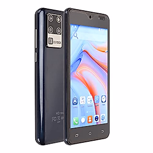 S30U Plus Smartphone, 5 inch 5G RAM 2GB ROM Unlocked Cell Phone with 5MP 8MP Dual Camera, 4800mAh 8 Core MTK6580 Mobile Phone for 11, Black