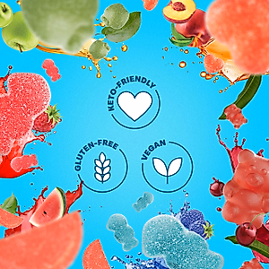 Shameless Snacks - Healthy Low Calorie Snacks, Low Carb Keto Gummies (Gluten Free Candy) - 6 Pack Super Variety Pack