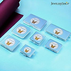 JewelrieShop Earrings for Women Studs Set Stainless Steel CZ Earing Hypoallergenic Multiple Piercing Ear Stud (5 pairs, 3-7mm Pink CZ, Silver Post,4 Prong)