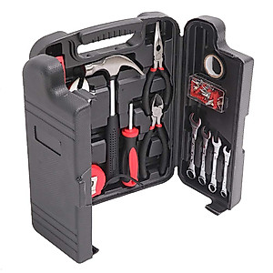 BCGUANG Home Tool Kit 136-Pcs,Protable Complete Hand Repair Tool Set with Case,Toolbox Storage Case for DIY Home Repairs