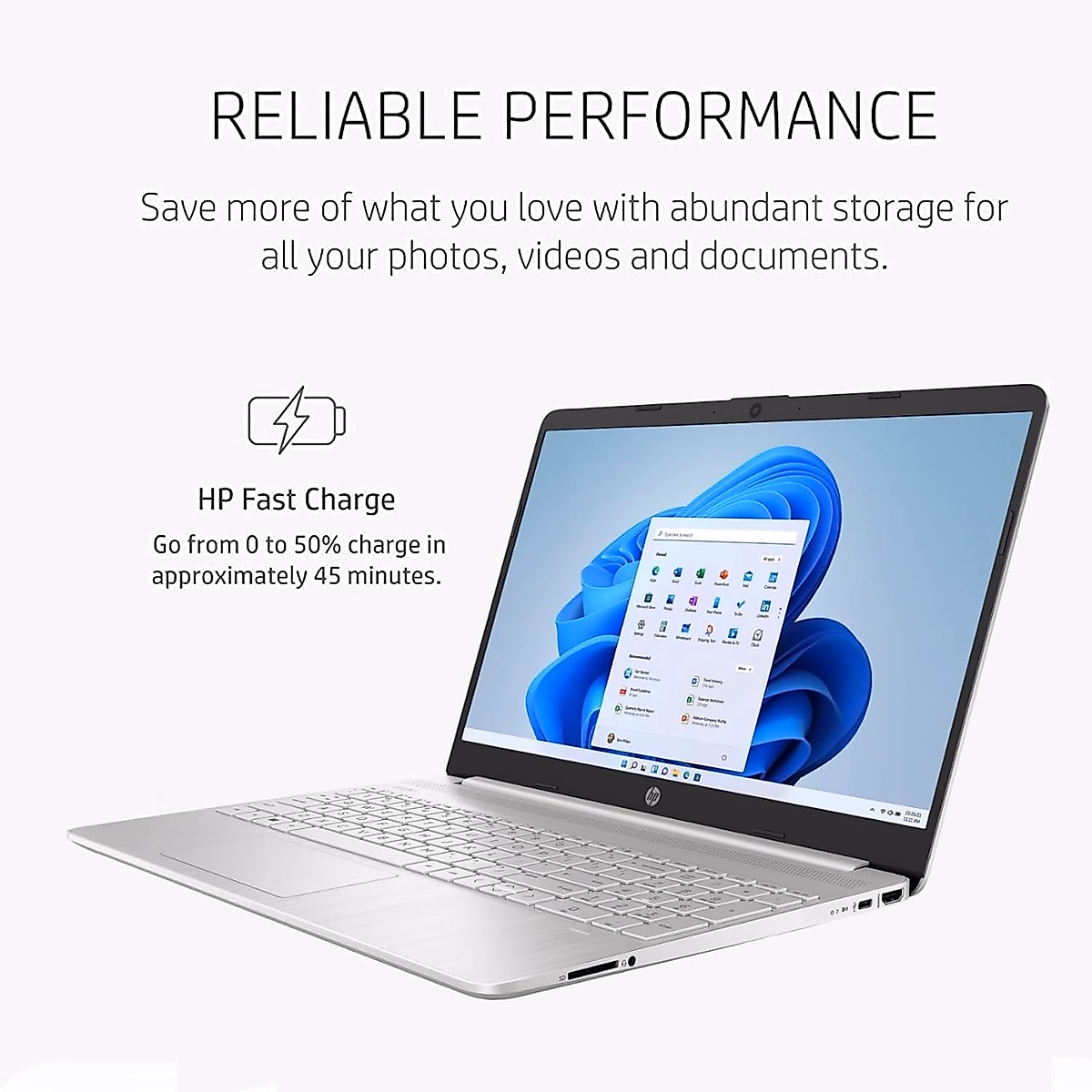 HP 2023 Newest 15.6" Touchscreen Laptop, 12th Gen Intel i3-1215U(Up to 4.4GHz, Beats i5-1135G7), 8GB RAM, 256GB SSD, Intel UHD Graphics,11 H Battery Life, Bluetooth, Wi-Fi, HDMI, Win 11 Home S
