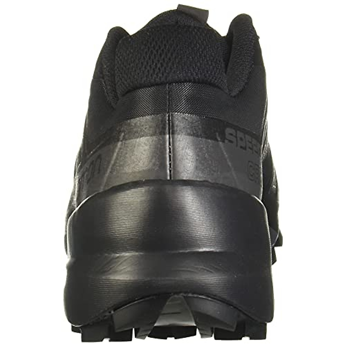 Salomon Speedcross 5 Trail Running Shoes for Women, Black/Black/Phantom, 7.5