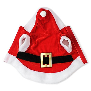 7chatudo Dog Santa Claus Costume for Small and Medium Pets (Small)