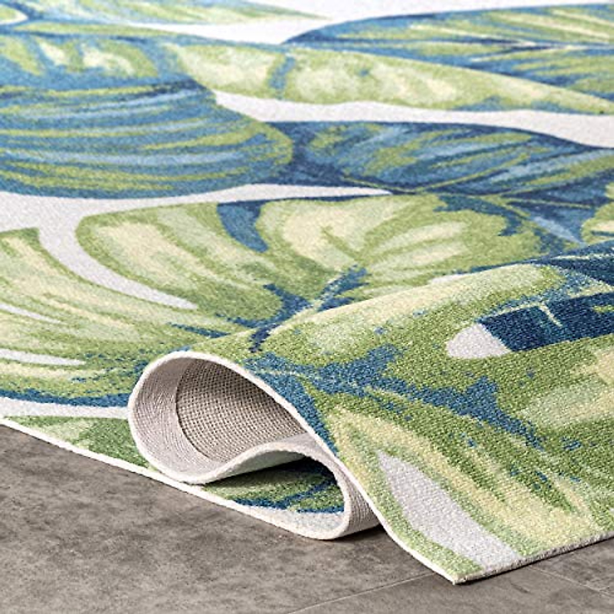 nuLOOM Lisa Floral Indoor/Outdoor Runner Rug, 2' 6" x 6', Multi