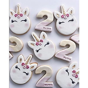 Unicorn Cookie Cutters,Stainless Steel Cutter for Unicorn Themed Party Baby Shower Wedding Birthday Party