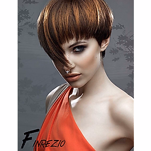 FINREZIO 12 PCS 14G Stainless Steel Nose Rings Hoop Cartilage Earrings Septum Clicker Bull Rings CZ Body Piercing Jewelry (Gauge: 14G=1.6MM)