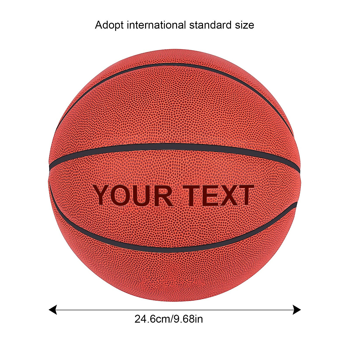 OXYEFEI Customized Personalized Basketball Engraved Custom Outdoor Indoor Basketball Gifts-Official Size 29.5" (Basketball)