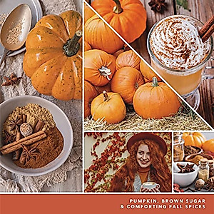 Yankee Candle Studio Medium Candle, Spiced Pumpkin, 10 oz: Long-Lasting, Essential-Oil Scented Soy Wax Blend Candle | 40-65 Hours of Burning Time