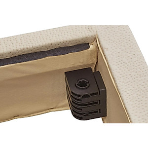 PlushBeds Orthopedic Foundation 7.5" Industry Standard Height | Sturdy Spruce Wood Frame |Wrapped in GOTS Certified Organic Cotton Fabric| Heat Treated| Greater Breathability & Durability| Queen