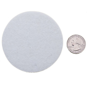 Playfully Ever After 3 Inch White 30pc Stiff Felt Circles