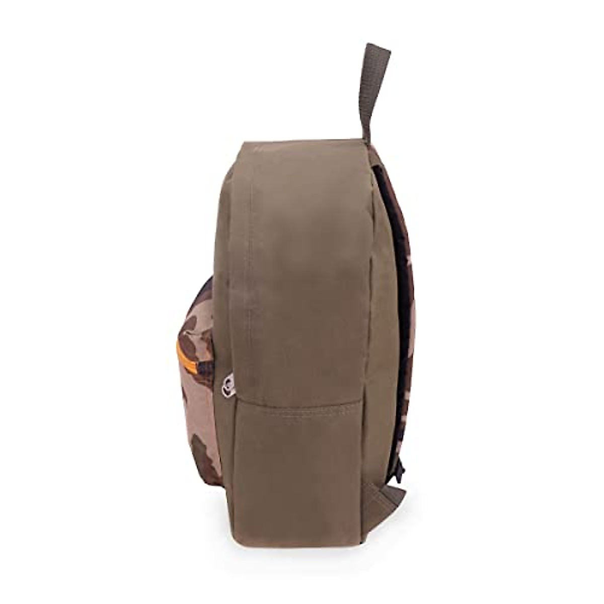 Everest Basic Color Block Backpack, Olive/Camo, One Size