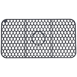 Angoily Silicone Sink Mat Silicone Sink Protector Sink Rack for Bottom Flatware Sink Mats for Bottom Kitchen Sink Silicone Kitchen Mat Mat Dishwasher Bar Counter