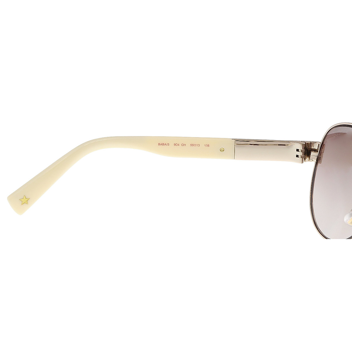 Jimmy Choo Women's Baba/S Light Gold/Browwn Mirror Gold Shade