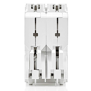 Leviton LB260-S 60A 2-Pole Plug-On Smart Standard Branch Circuit Breaker, Hydraulic Magnetic, 120/240 VAC, White