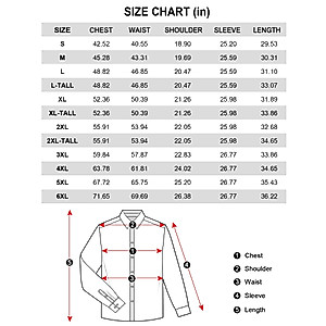 J.VER Men's Pinpoint Oxford Dress Shirts Long Sleeve Button Down Collar Shirt with Pocket Light Olive Green Large