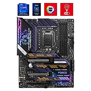 MPG MPG Z590 Gaming Force Gaming Motherboard (ATX, 11th/10th Gen Intel Core, LGA 1200 Socket, DDR4, PCIe 4, CFX, M.2 Slots, USB 3.2 Gen 2, DP/HDMI, Mystic Light RGB)